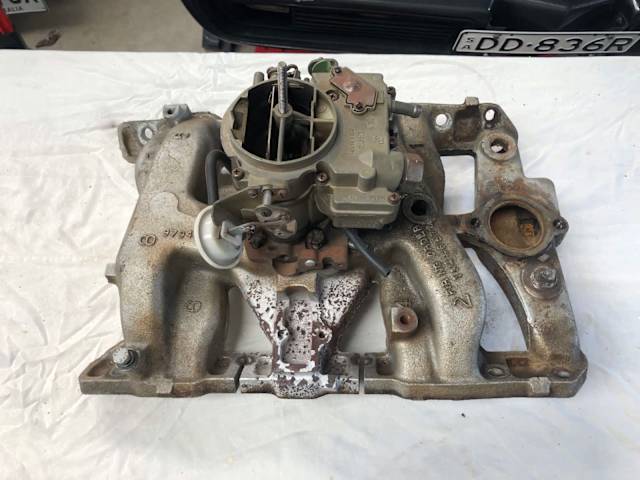2BBL Rochester carb and intake manifold suit Pontiac /Firebird | Engine ...