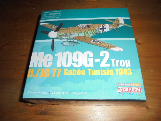 DRAGON WINGS 50068 1/72 MESSERSCHMITT BF109G-2 TROPICAL JG77 KOHLER 43 ...