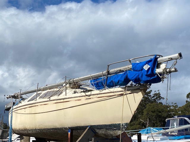 Fibreglass Yacht Trailersailer Dancer 19ft Project Sailboat | Sail ...
