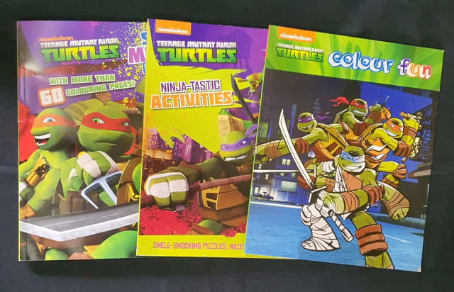 Teenage Mutant Ninja Turtles kids activity drawing book set | Children ...