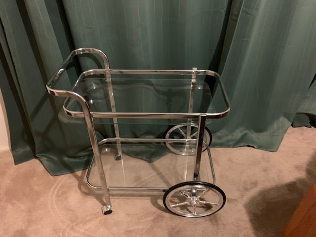 Silver Glass Drinks Trolley - Buffets & Side Tables in Fadden ACT ...