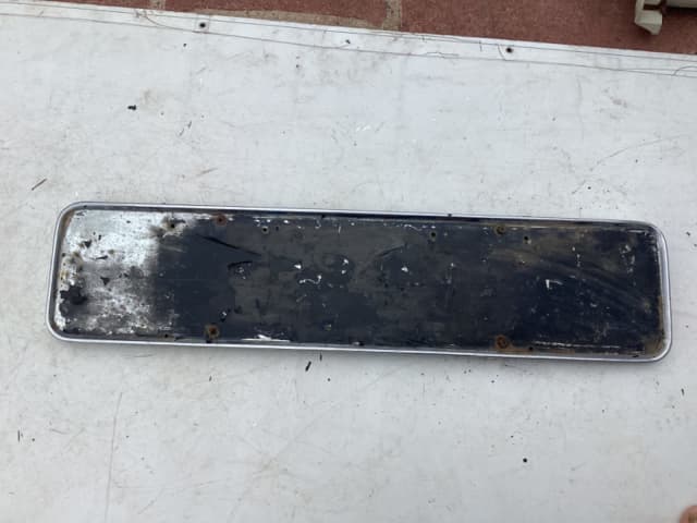 Rover P6******2000 Boot Garnish Number Plate Holder1963 to 1977 | Auto ...
