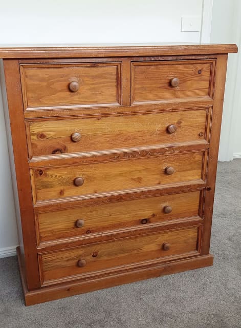 Tall boy solid timber | Dressers & Drawers | Gumtree Australia Canada ...