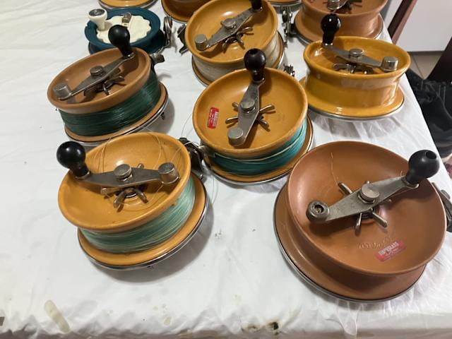 Alvey Reels models 650, 651, 700 and a Fuji Reel 1960s - Fishing in ...