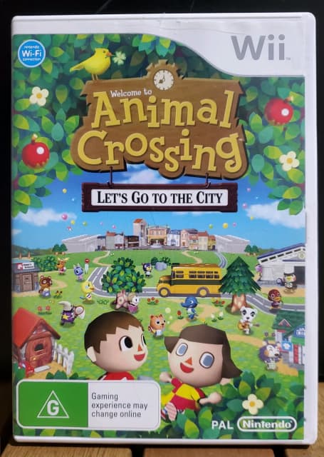 Nintendo Wii - Animal Crossing Lets Go To The City Game - Video Games ...