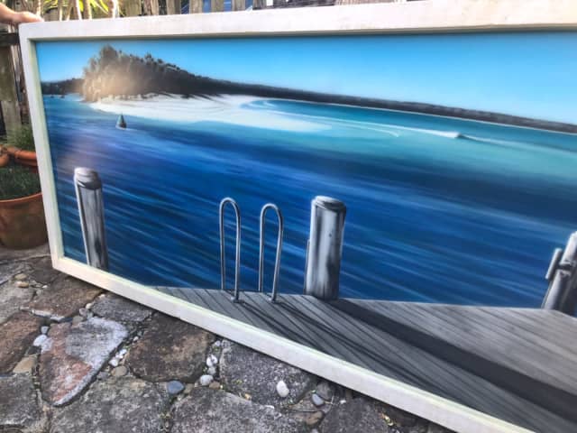 Painting of Huskisson Wharf .. large - Art in Wombarra NSW | Gumtree ...