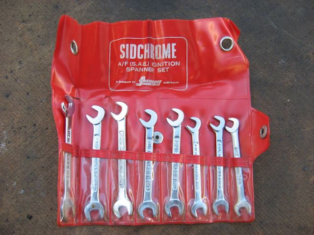 Vintage Sidchrome Ignition Spanner Set (Made in Australia) - Hand Tools ...