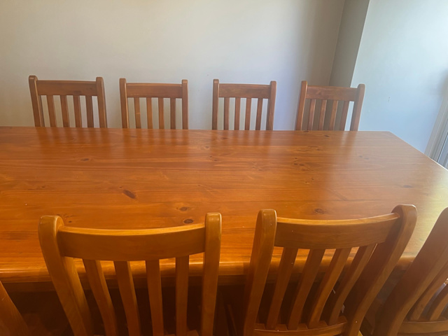 11 piece Dining set - colour - Rustic - Dining Tables in Box Hill VIC ...
