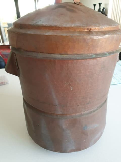 VINTAGE COPPER RICE COOKER ALMOST 100 YEARS OLD $100 - Other Antiques ...