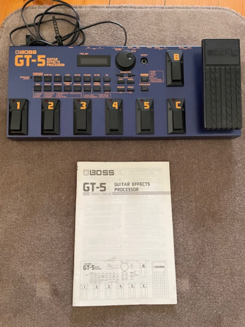 Boss GT5 Guitar Effects Processor - Instrument Accessories in Blackburn ...