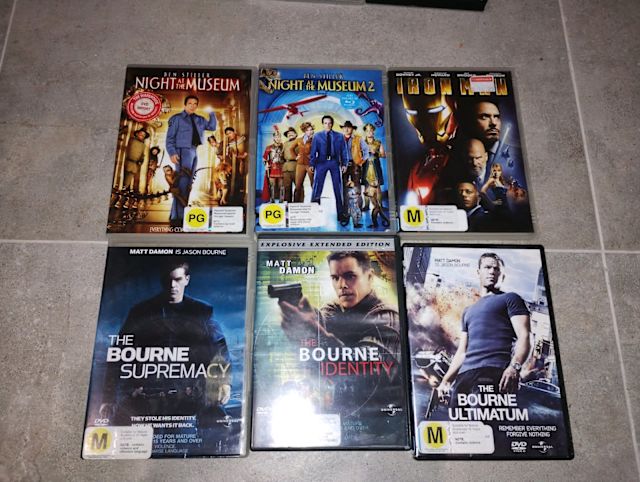 Assorted movie DVD many night at the museum 2 iron man big daddy | CDs ...