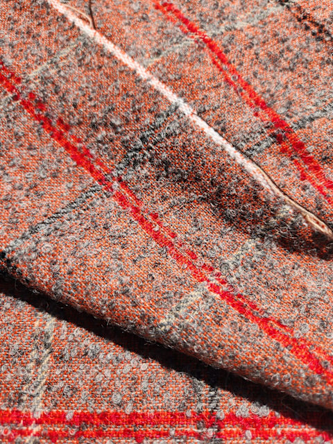 Pure Wool Check Fabric - New, Ideal for a Winter Coat or Suit. $35.00 ...