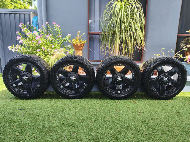 4 x XD Rockstar 20 inch rims with Nitto Terra Tyres | Wheels, Tyres ...