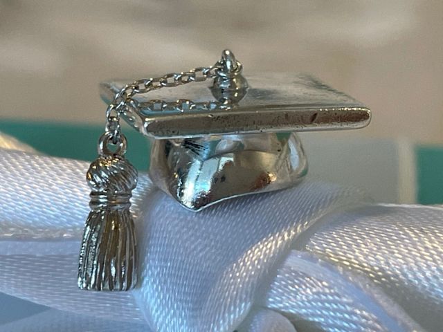 Tiffany silver graduation cap charm. - Women's Jewellery in Robina QLD ...