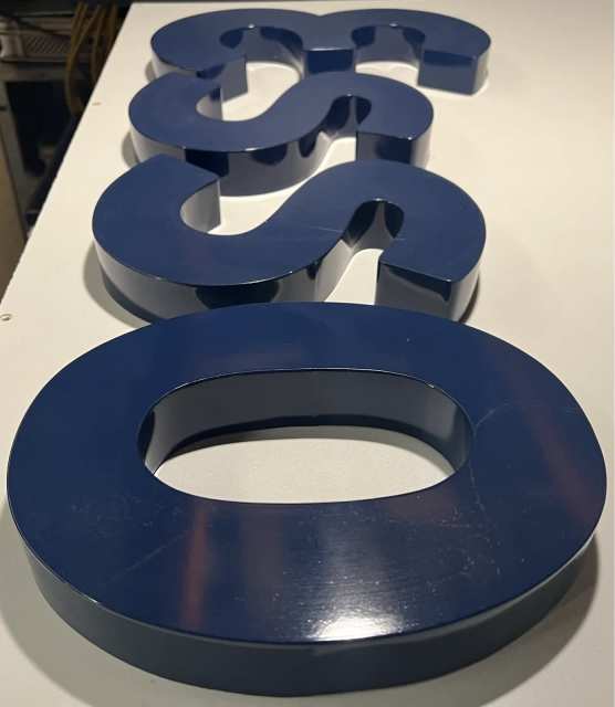 Esso Petrol Station Garage 3D Metal Letter Set Sign - Collectables in ...