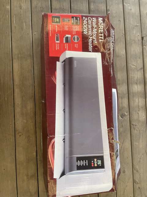 Moretti 2400watt ceramic wall heater - Air Conditioning & Heating in ...
