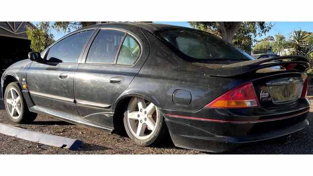 FORD FALCON AU1 XR6 XR8 FULL TICKFORD TYPE REAR BUMPER BAR CONVERSION ...