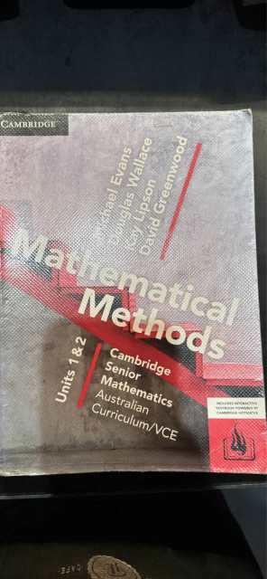 Cambridge Specialist Math and Math Methods textbook - Textbooks in ...
