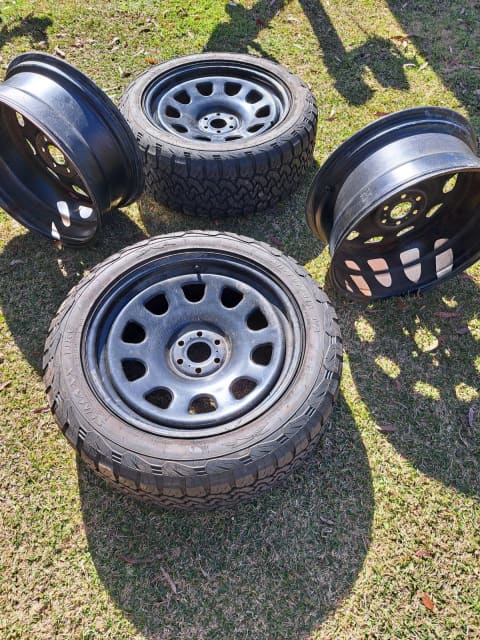 nissan navara gecko 20 rims 4 rims. As new.2 tyres | Wheels, Tyres ...