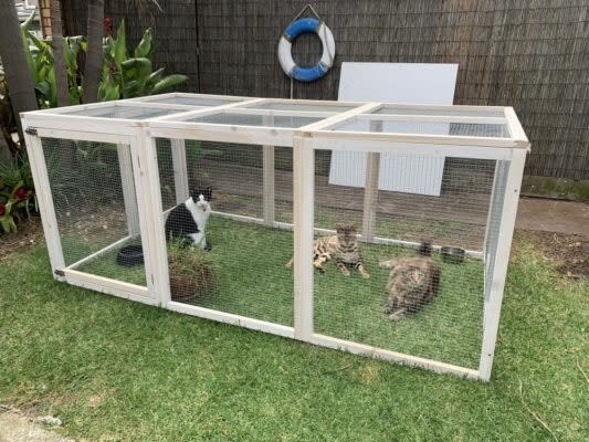 Run Chicken Coop Extension Rabbit Guinea Pig Somerzby MANSION RUN | Pet ...