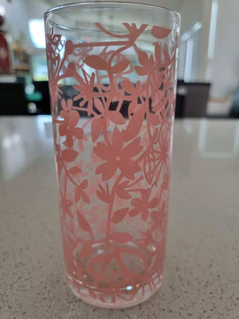 Earthborn Pink Lace glasses | Other Kitchen & Dining | Gumtree ...