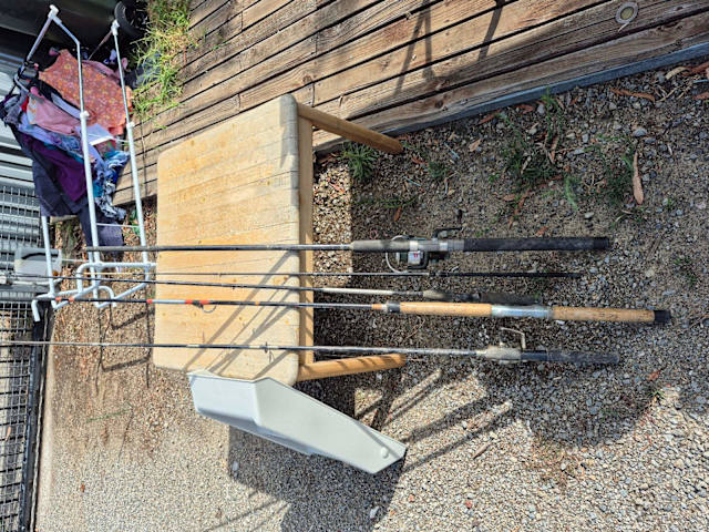 fishing rods, table and steps for small dog. - Other Home & Garden in ...