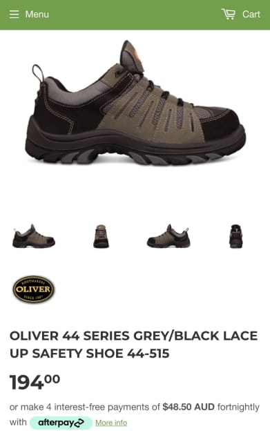 Oliver Boot Safety Shoes | Men's Shoes | Gumtree Australia Canning Area ...