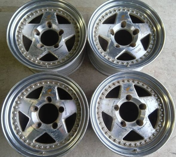 X4 Rare genuine Japanese JDM rims to suit 100 series IFS landcruiser ...