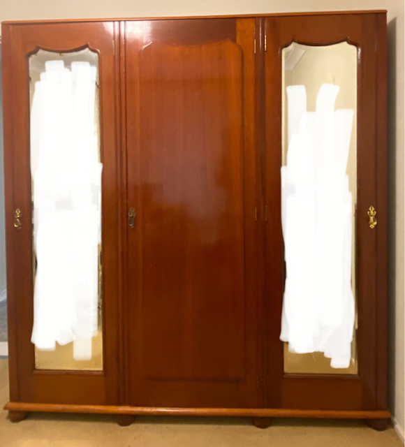 Elevate your wfh office space:- Antique/vintage Aust. Red Cedar ‘robe ...