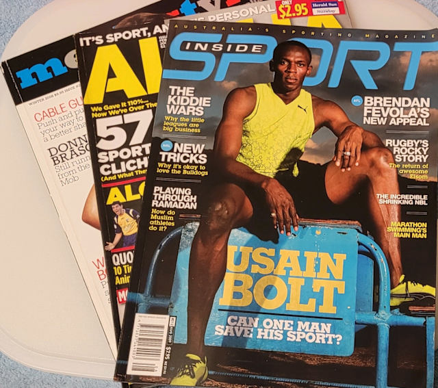 3 x vintage magazines. Inside sport, Alpha and mens style | Magazines ...