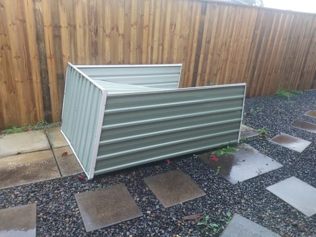 Garden shed - 1500 W x 850 D x 1800 H green colourbond - Sheds ...