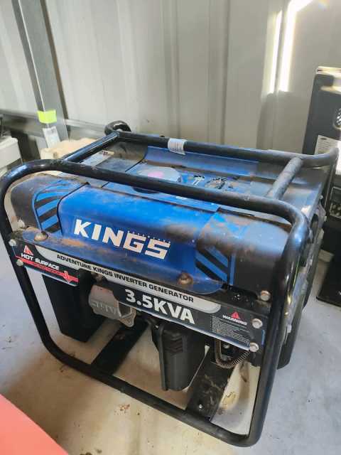 Kings Inverter Generator 3.5KVA | Caravan & Campervan Accessories ...
