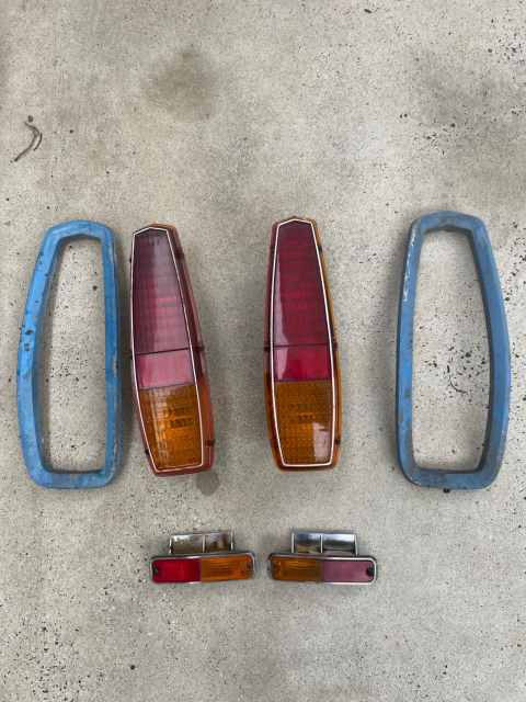 HQ HJ HX HX Holden Ute van wagon tail light set side markers sandman ...