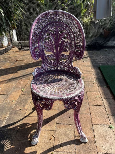 Outdoor metal garden chair | Dining Chairs | Gumtree Australia Ku-ring ...