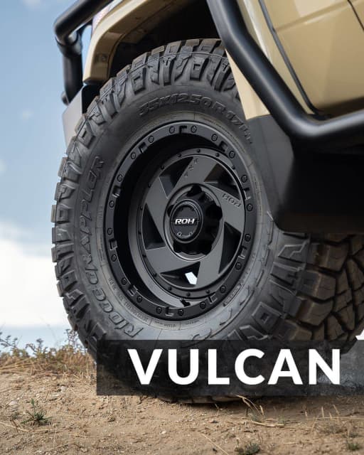 17 ROH Vulcan Suit 79 Series Landcruiser Track Correction Wheels 5/150 ...