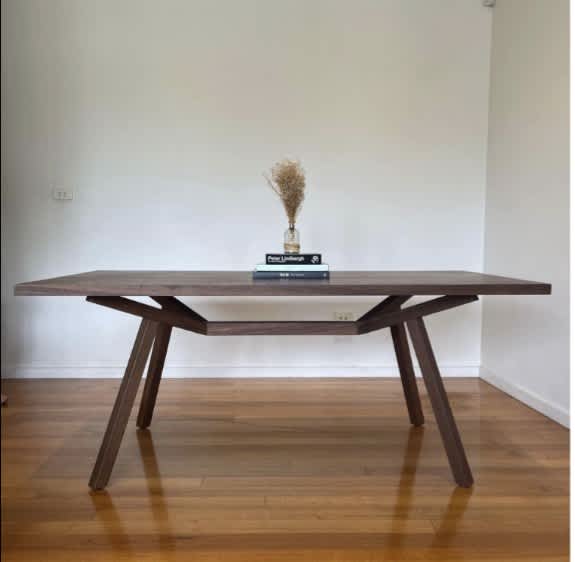 Australian Trit House Walnut Dining table office bench - Dining Tables ...