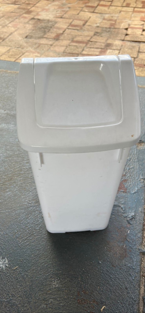 White DUSTBIN with Swing Top - Other Furniture in South Perth WA ...