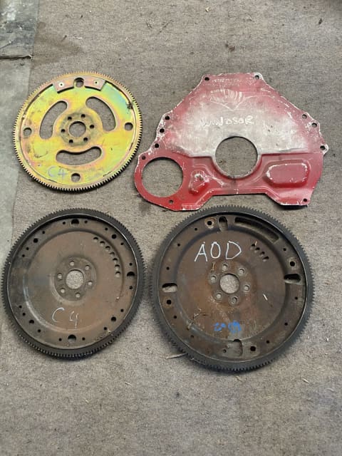Ford Windsor sandwich plate and flex plates | Engine, Engine Parts ...
