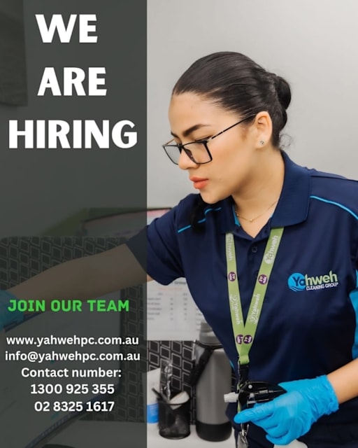 Cleaner, Driver Required, Full-Time, Yahweh Property Care | Cleaner ...