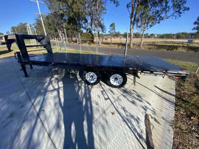 NEW 8.5m Flat Bed Gooseneck | Trailers | Gumtree Australia Toowoomba ...