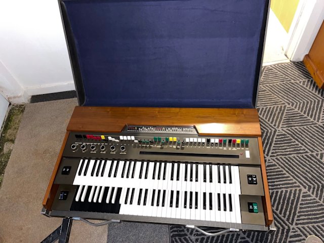 🎹RARE! '1970s YAMAHA YC-45D Combo Organ 🇯🇵Complete Kit-Covers-Pedal ...