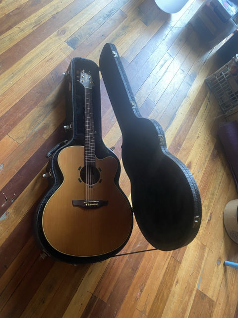 Epic SUPERCHARGED Takamine Acoustic/electric Guitar w hard cover ...