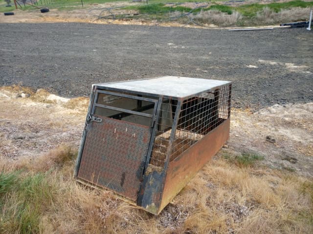 Ute dog box with spare wheel carrier | Other Farming Vehicles ...