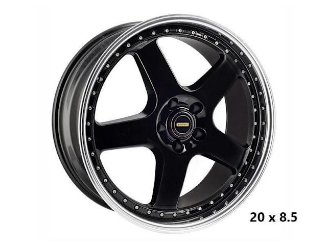 20 Inch Gloss Black Simmons FR1 Wheels & Tyre Ford FG FGX XR6 XR8 ...