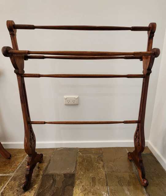 Carved Timber Free-standing Hanging Rails - Decorative Accessories in ...