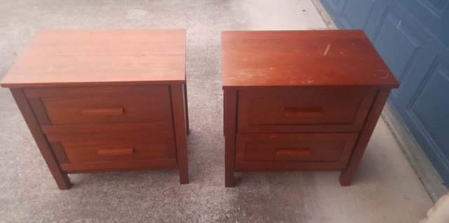 Solid timber draws - Bedside Tables in Maryborough QLD | Gumtree Australia