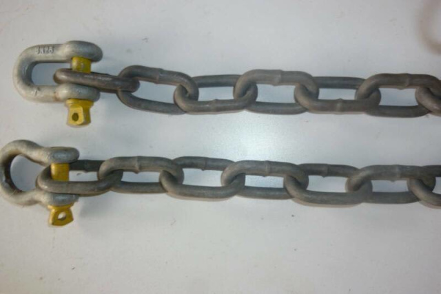 caravan level rider chains and shakles | Caravan & Campervan ...