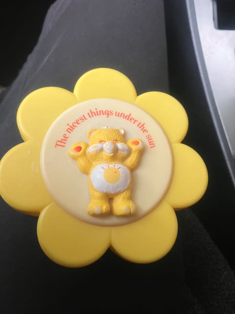 Vintage 1983 Carebears Funshine Trinket Box Used | Collectables ...