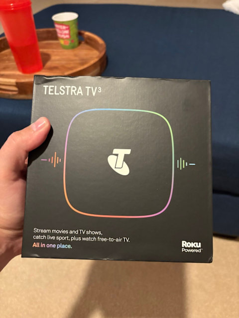 Telstra TV3 Roku powered streaming device - sealed - read description ...