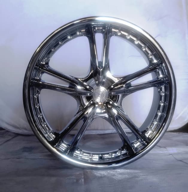 Rare Exotic 17 Inch Chrome Wheel BSA Wheels 5 Stud | Wheels, Tyres ...